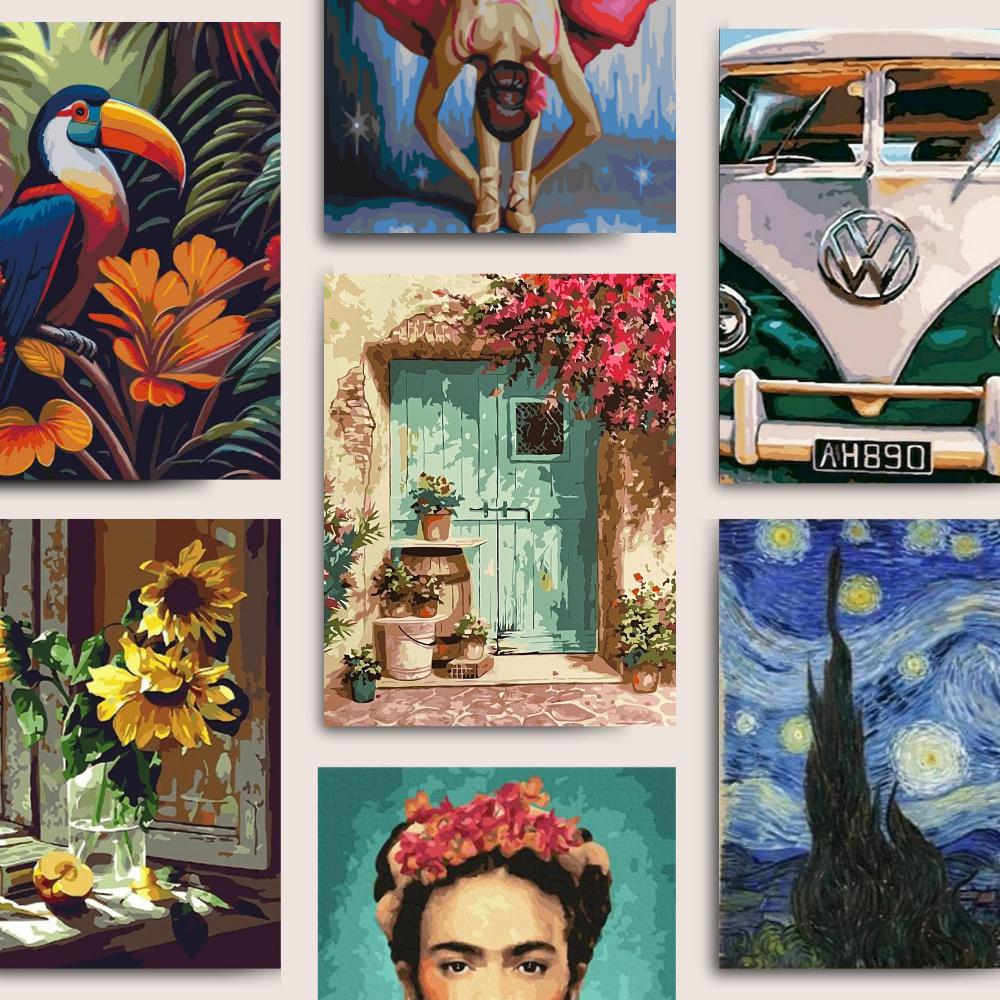 Pintar Números | Kits para pintar Cuadros por Números – Pintar Números®