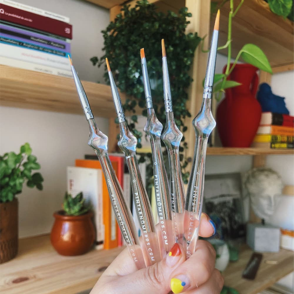 Cuadro Set de pinceles profesionales – Pintar Números®