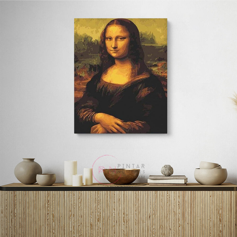 Cuadro Mona Lisa de Leonardo da Vinci - Pintar Números® – Pintar Números®